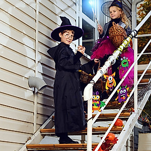 24 Sets Halloween Craft Paper Ornaments Halloween Craft Kits DIY Craft Halloween Paper Decorative Kit Art Craft DIY Handcraft Supplies for Game Activities