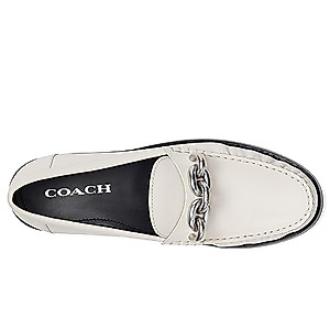 Coach Jess Leather Loafer Chalk 8 B (M)