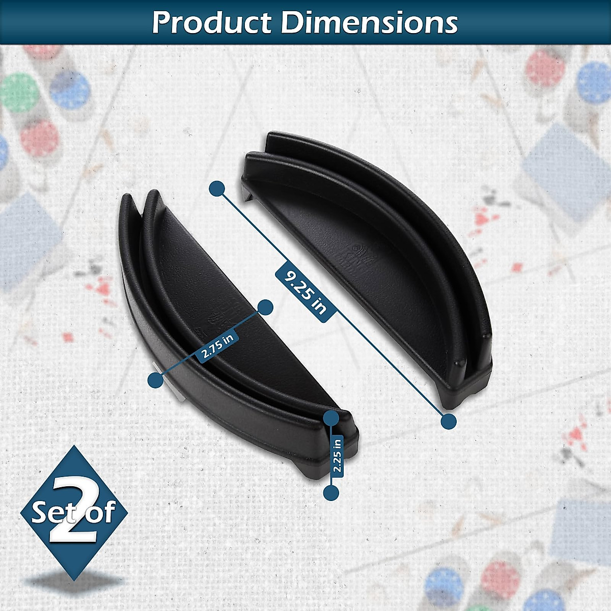 Home-X Playing Card Holder – 2 Pcs Portable Hands-Free Design Card Holders for Playing Cards - Playing Card Holders for Adults and Kids for Poker Parties, Family Game Nights (Cards not Included)