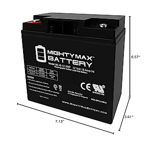 Mighty Max Battery 12V 18AH SLA Replacement Battery for Die Hard 1150 Power