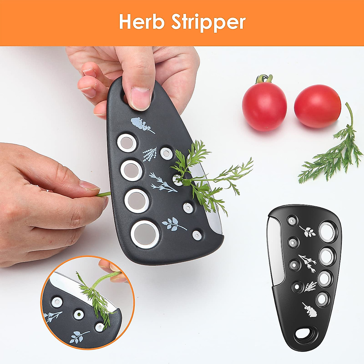 Pisol Kitchen Unique Gadgets Set 6 Pieces, Space Saving, Cheese Grater, Bottle Opener, Fruit Vegetable Peeler, Pizza Cutter, Garlic Ginger Grinder, Herb Stripper Gift Set