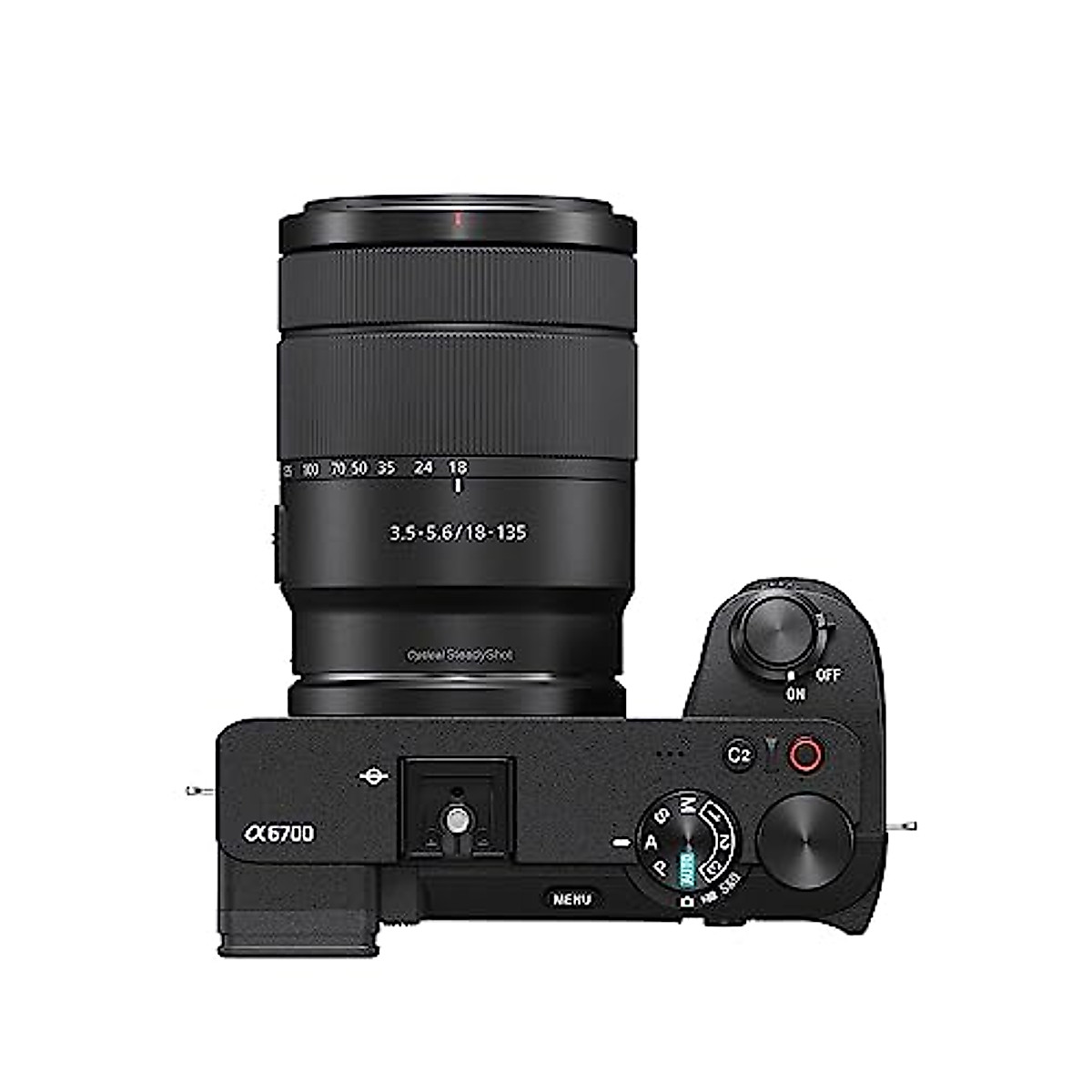 Sony Alpha 6700 – APS-C Interchangeable Lens Camera with 24.1 MP Sensor, 4K Video, AI-Based Subject Recognition, Log Shooting, LUT Handling and Vlog Friendly Functions and 18-135mm Zoom Lens