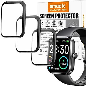 smaate 3D Screen Protector Compatible with SKG V7 and V7 PRO 1.7 inches Smartwatch