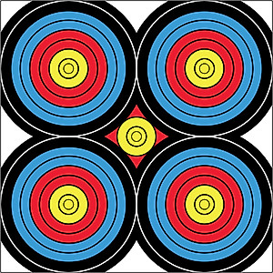 Duramesh Archery Targets Sight in Target, 24x24, DM104