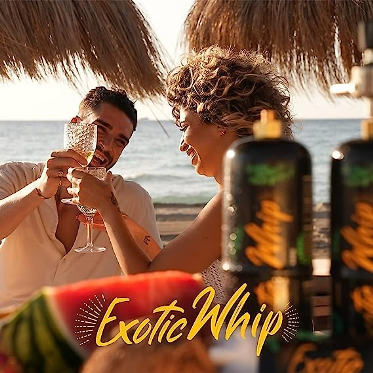 Exotic Whip Coconut Flavored Cream Chargers - 640G Disposable Nitrous Oxide Tank for Whipped Cream Dispenser - imported European Quality Whipped Cream Canister