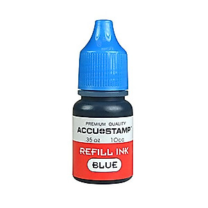 ACCU-STAMP2 Message Stamp with Shutter, 1-Color, ENTERED, 1-5/8" x 1/2" Impression, Pre-Ink, Blue Ink (035614)