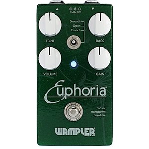Wampler Euphoria V2 Natural Transparent Overdrive Guitar Effects Pedal