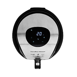 Hamilton Beach 3.2 Quart Digital Air Fryer Oven with 6 Presets, Easy to Clean Nonstick Basket, Black (35065)