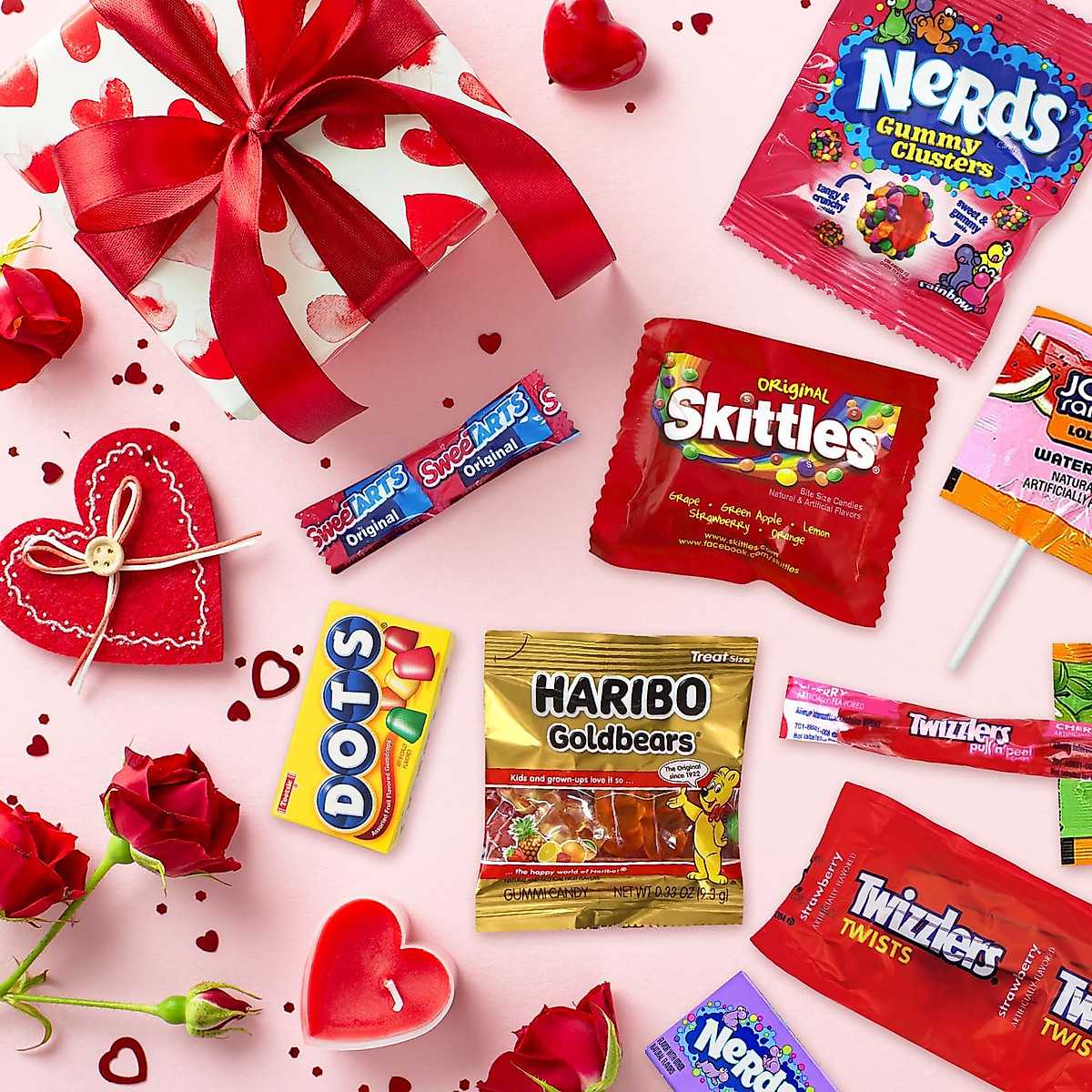 Bulk Mixed Candy Individually Wrapped Variety Pack - 4.5 Pounds Assorted Candies for Pinata Fillers, Schools, Office Treats, and Party Bags - Christmas Candy | Approx. 250 Pieces