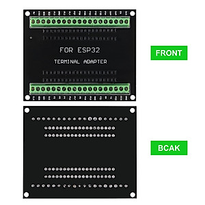 5PCS ESP32 Breakout Board GPIO 1 into 2 Compatible with 38 Pins ESP32S ESP32 Development Board 2.4 GHz Dual Core WLAN WiFi + Bluetooth 2-in-1 Microcontroller ESP-WROOM-32 Chip for Arduino