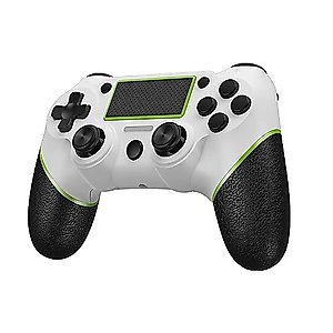 MAOMIEMIE Play-station 4 Controller Wireless Compatible with PS-4/Pro/Slim/PC/laptop, Gaming Controller with 6-Axis Motion Sensor/Dual Motor Vibration/Chargable/Turbo Continuous Shooting Adjustable