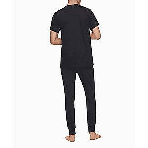 Calvin Klein Men's Cotton Classics 3-Pack Undershirts, 3 BLACK - CREWNECK, XL