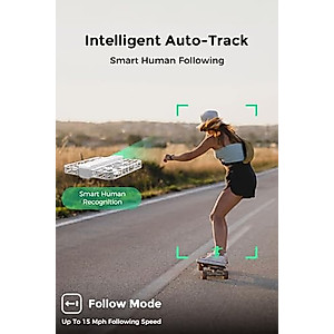 HOVERAir X1 Drone with Camera, Self-Flying Camera Drone with Follow Me Mode, Foldable Mini Drone with HDR Video Capture, Palm Takeoff, Intelligent Flight Paths, Hands-Free Control Black (Combo)