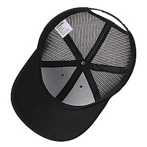 TSSGBL XL,XXL Oversized Snapback Trucker Hat Baseball Caps for Big Head Men Large Blank Mesh Work Ball Caps-Black