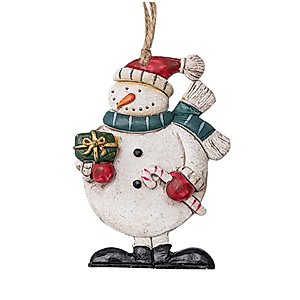 QAZIUY Christmas Decorative Hanging Ornament Acrylic Christmas Ornaments Snowman Resin Pendant Christmas Tree Decoration Color Engineering Christmas Tree Christmas Decoration
