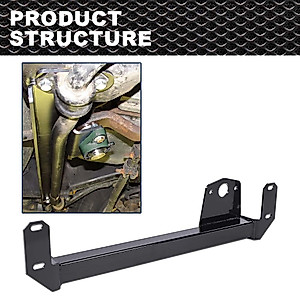 CNNELL Steering Gear Box Stabilizer Bar Brace Compatible with Dodge Ram 1500 2500 3500 4X4 4WD 3.9L / 5.2L / 5.9L / 8.0L 1994-2002(GASOLINE AND DIESEL)1032004