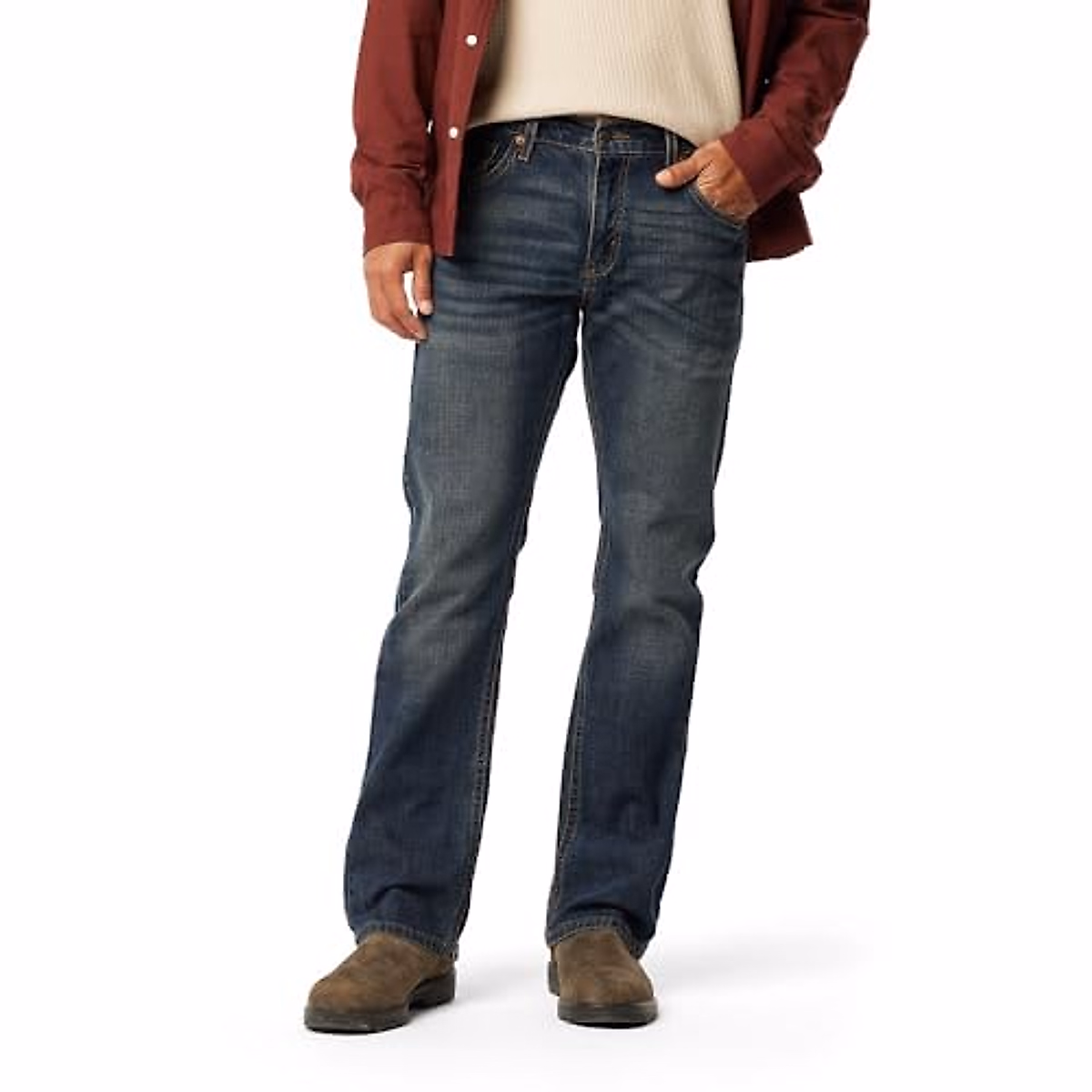 Levi Strauss Signature Gold Men's Bootcut Fit Jeans, Headlands, 32W x 34L