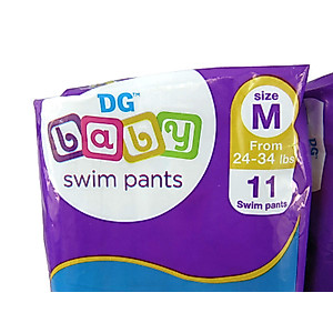 Baby Swim Pants Medium 24-34 Lbs (2 Packs)