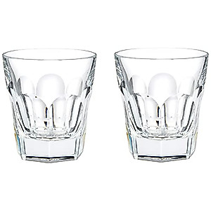 Baccarat Crystal Harcourt Old Fashion Tumbler Set of 2