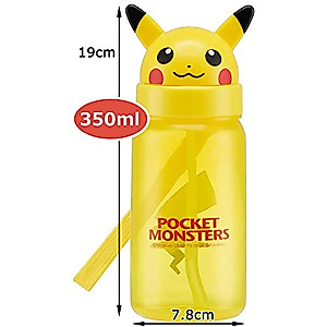 Die-Cut Straw-Type Blow Bottle [Pikachu]