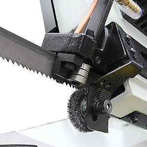 KAKA Industrial BS-912B horizontal bandsaw 9"x12"Horizontal Metal Cutting Band Saw 4 Steps Blade Speed Metal Band Saw, Space Saver Movable Metal Cutting Band Saw 115V&230V Dual Voltage Prewired 1PH
