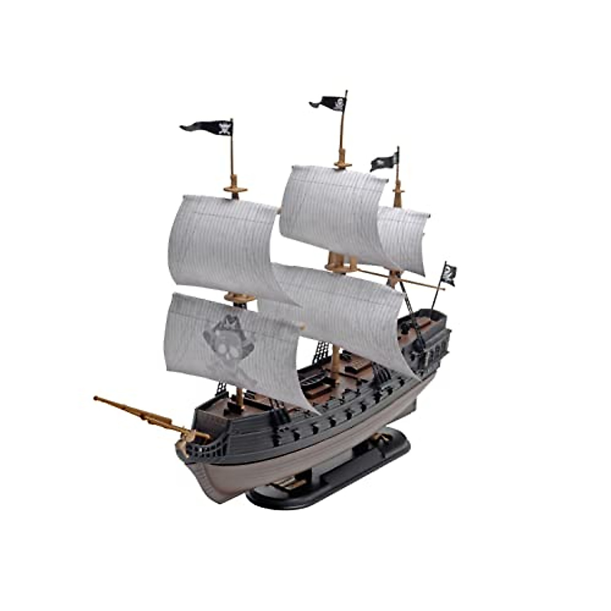 Revell 85-1237 Black Diamond Pirate Ship Kit 1:350 Scale Easy-Click-System 26-Piece Skill Level 2 Plastic Model Building Kit