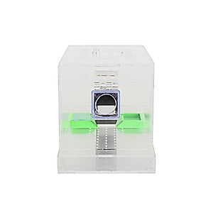 Luroze Cricket Care Kit, Easy to Cricket Keeper Tank Box High Transparency Acrylic Material for Home for Office(S)