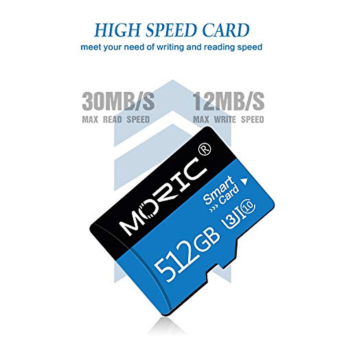 512GB Memory Card Micro SD Card 512GB High Speed Class 10 for Android Smartphones/Cameras/Tablets/Nintendo-Switch and Drone