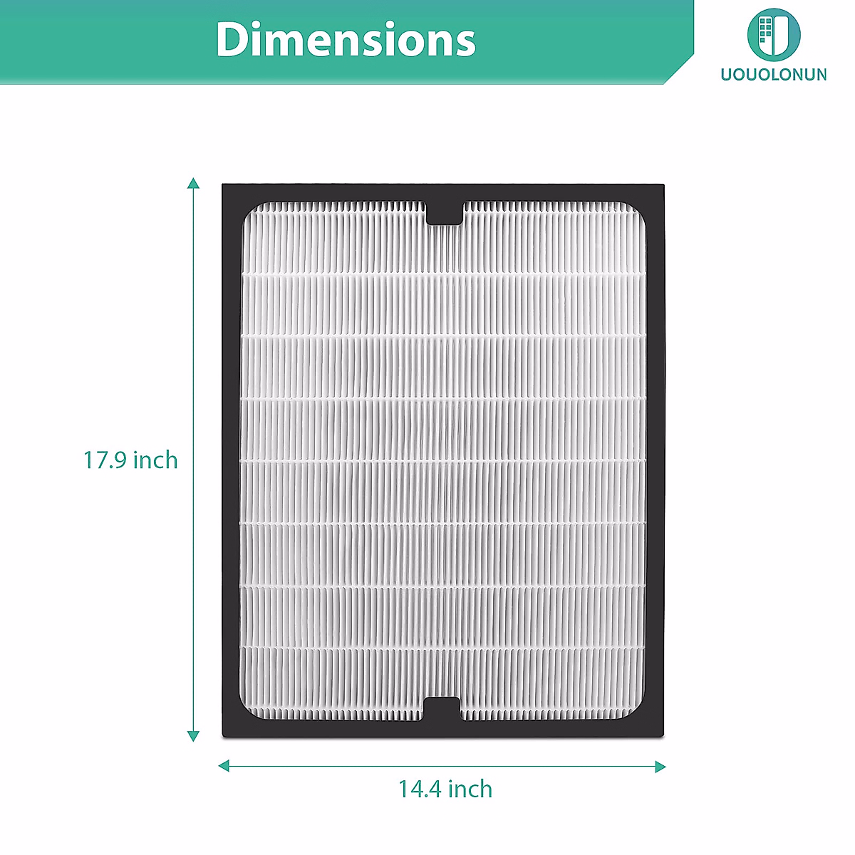 UOUOLONUN 2 Pack 200/300 Replacement Filter for Blueair 200 & 300 series - Compatible with Blueair Classic 203, 270E, 303, 201, 250E, 215B, 210B, 205, 200/300 Series Filters