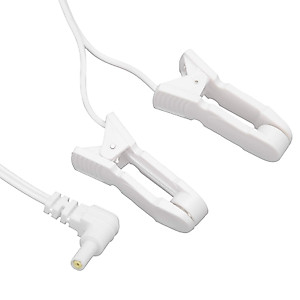 5pcs / Bag 2.35mm Electrode Wire, Ear Clip Electrode Wires Cable for TENS Unit Physiotherapy Machine