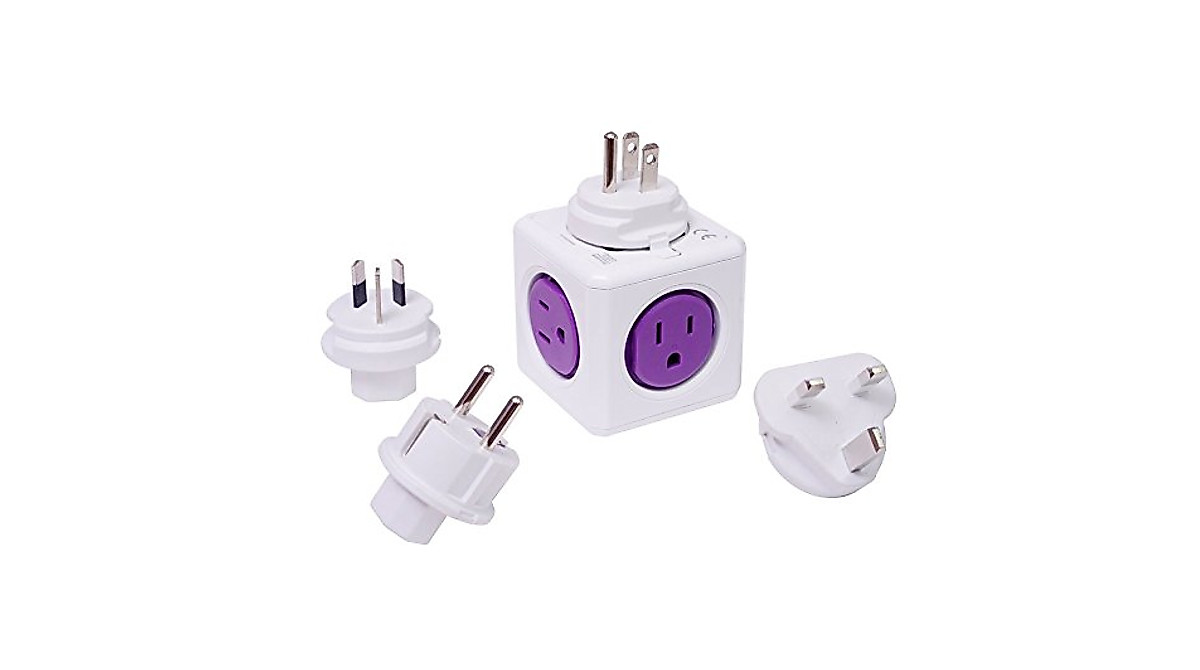PowerCube Surge Protector Dual USB and 4 Outlets | Travel & Home Power ...