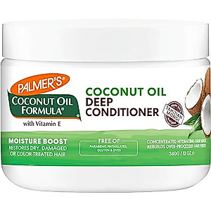 Palmer's Coconut Oil Formula Moisture Boost Deep Hair Conditioner, 12 Ounce