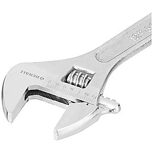 Amazon Brand - Denali Adjustable Wrench Set, 4-Piece (6-Inch, 8-Inch, 10-Inch, 12-Inch)
