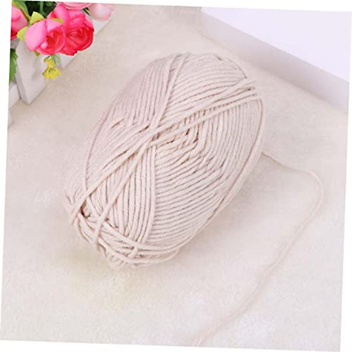 EXCEART Chunky Yarn Fuzzy Yarn Knitting Yarn Cone Thick Knitting Yarn Crochet Thread Line Doll Frosting Suite Soft Cotton Yarn for Knitting Yarn Soft Thick Yarn Acrylic Yarn Crochet Kit