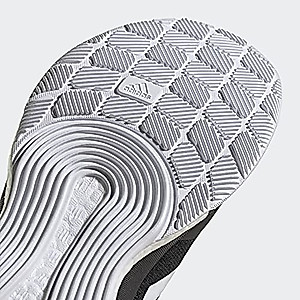 adidas Women's Crazyflight Volleyball Shoe, Black/White/Black, 7