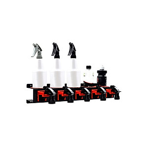 Moovul Pro Spray Bottle Storage Rack Abrasive Material Hanging Rail Car Beauty Shop Accessory Display Auto Cleaning Detailing Tools Hanger Bottle Organizer