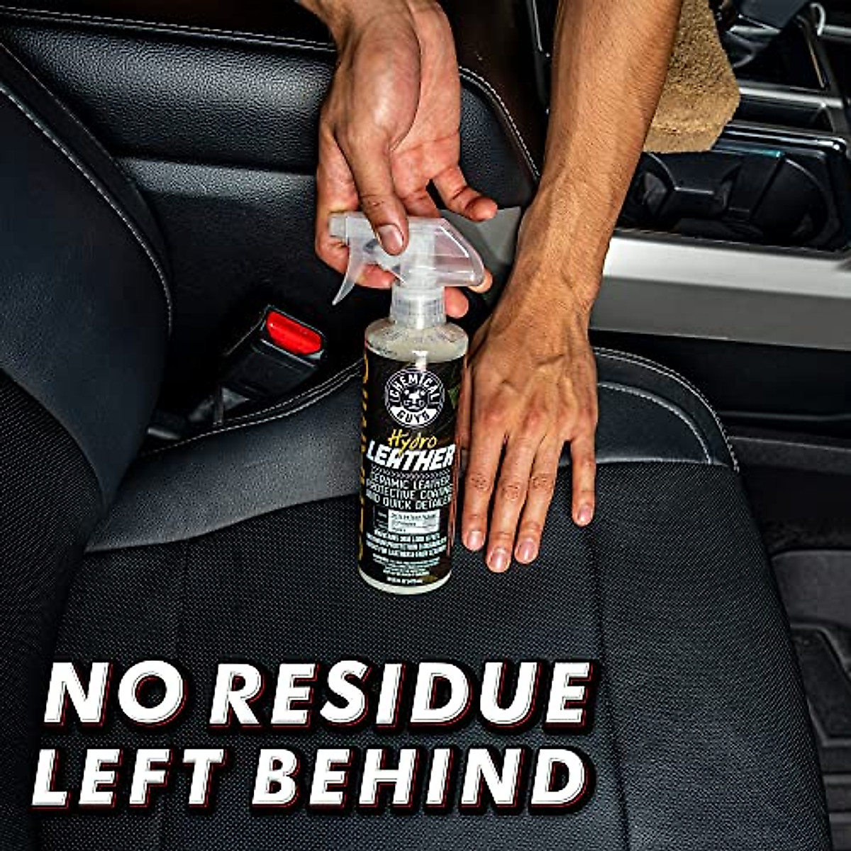 Chemical Guys SPI22916 HydroLeather Ceramic Leather Protective Coating for Car Interiors, Furniture, Apparel, Boots, and More (Works on Natural, Synthetic, Pleather, Faux Leather and More) (16 fl oz)