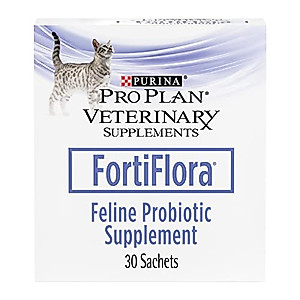 Purina Pro Plan Veterinary Supplements FortiFlora Cat Probiotic Supplement for Cats with Diarrhea - (6) 30 ct. Boxes