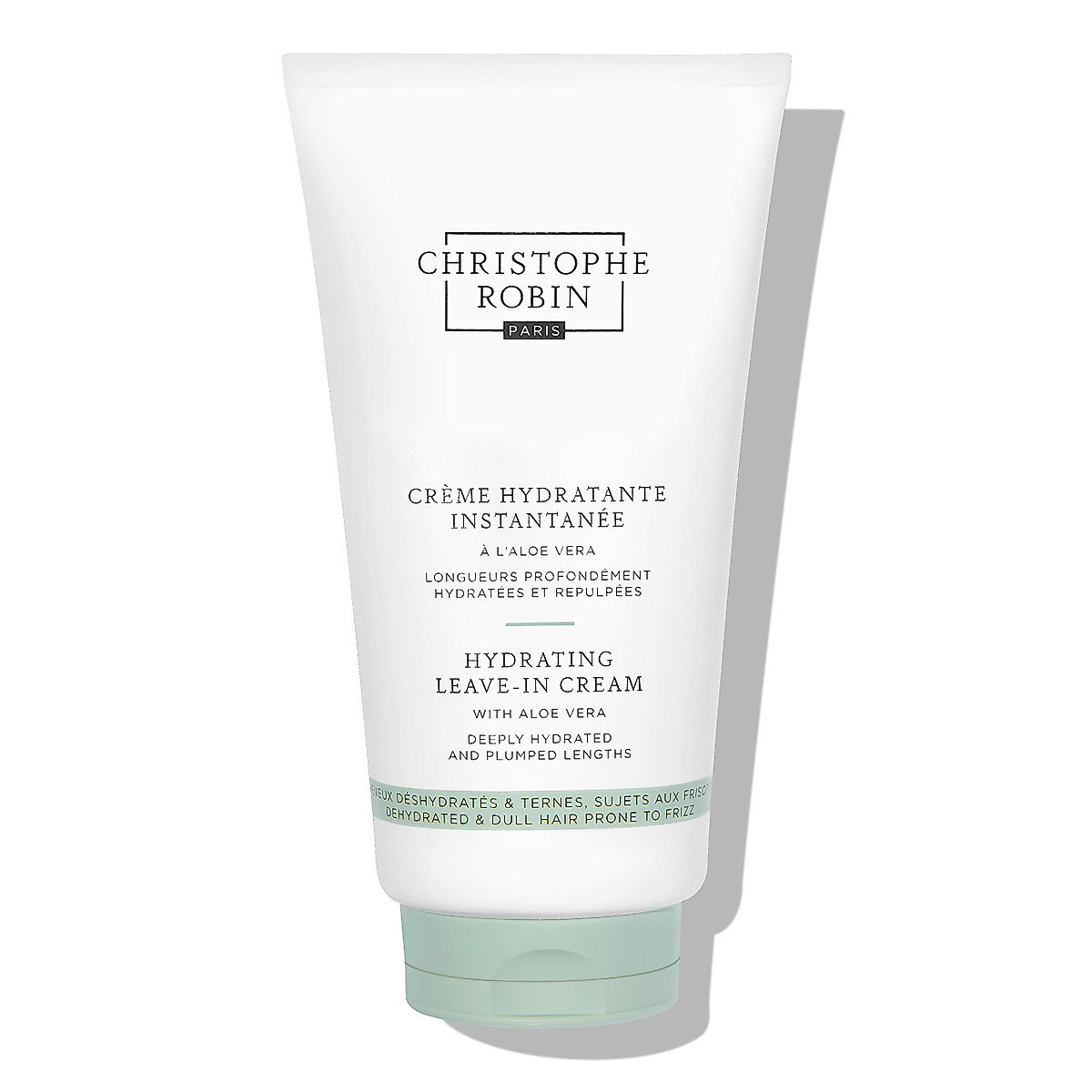 Christophe Robin Hydrating Leave-In Cream With Aloe Vera for Nourishing and Softening Dry Hair - Heat Protecting 5 fl. oz