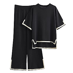 Women 2 Piece Outfits Sweatsuit Oversized Half Zip Collared Sweatshirt & Short Set Lounge Wear Tracksuit Set black crop tops for women 2023 outfits