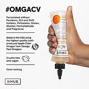 dpHUE Apple Cider Vinegar Hair Rinse - 8.5 oz, Pack of 2 - Shampoo Alternative & Scalp Cleanser - Removes Buildup & Protects Natural Hair Oils