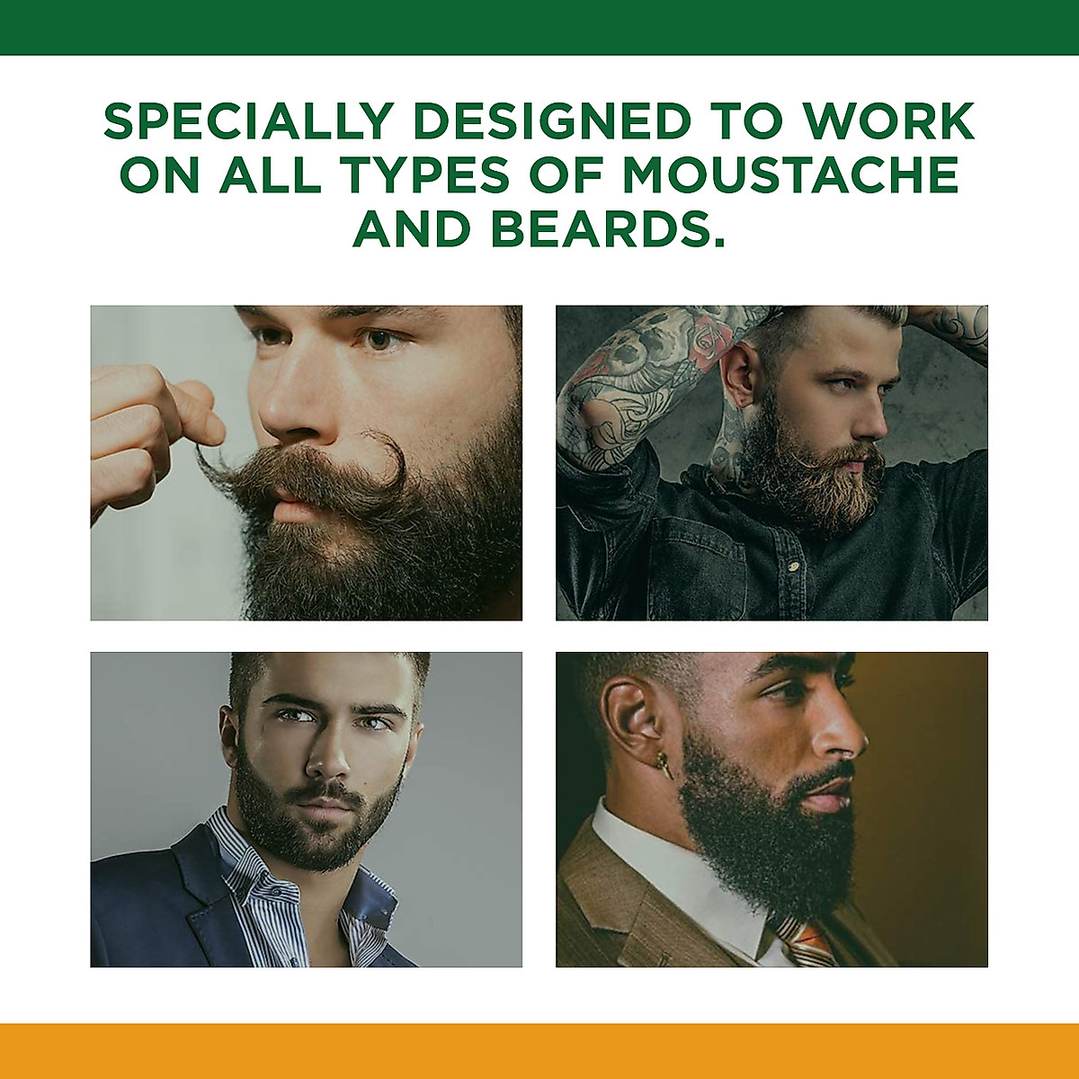 Clubman Pinaud Moustache Wax with Free Brush/Comb Applicator Brown, 0.5 Ounce