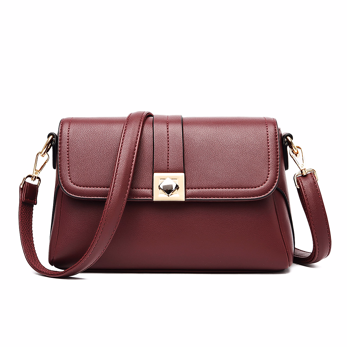 FSD.WG Women Tassel Zipper Pocket Crossbody Bag Shoulder Purse Fashion Travel Bag with Multi Pockets