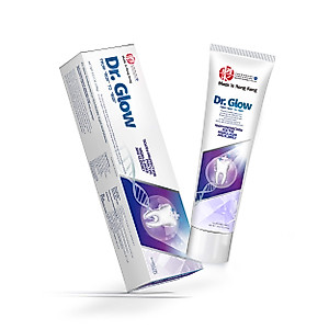 Dr. Glow Gingivitis Treatment Toothpaste for Elderly & Mid-Aged, Gum Repair for Receding Gums Hydroxyapatite Toothpaste, Periodontal Disease Treatment for Seniors, Fluoride Free Gum Disease Treatment