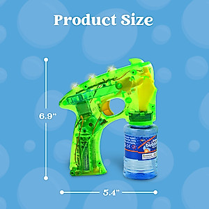 JOYIN 3 Bubble Guns Kit with Bubble Solutions for Kids, Bubble Blaster for Summer Toy, Party Favors, Birthday, Outdoor & Indoor Activity, Birthday Gift