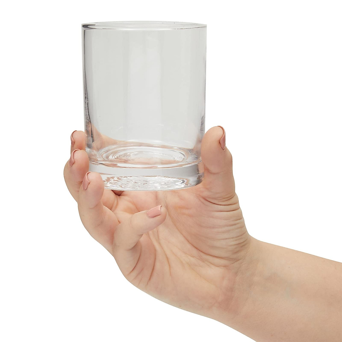 Juvale 12oz Whiskey Glasses, Set of 8 Double Old Fashioned Glass for Scotch, Bourbon, Cocktails