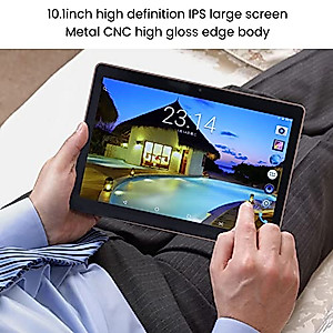 Smart Tablet, 5500mAh Flash Touch Screen Tablet HD IPS Screen for Study US Plug