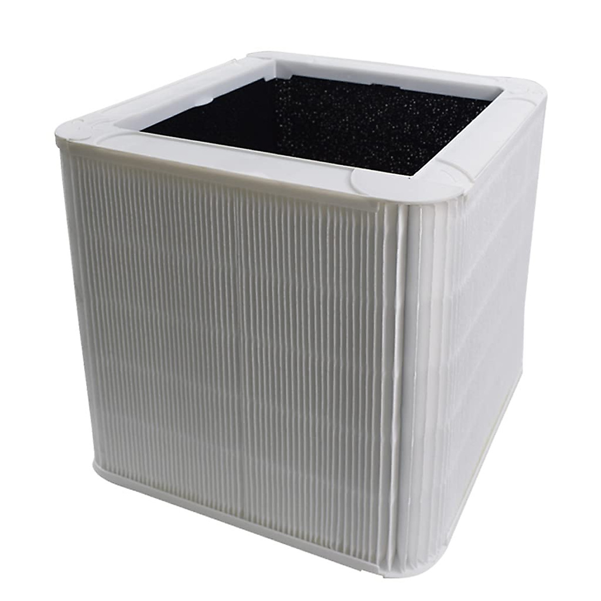 2-Pack Repalcement Particle & Activated Carbon HEPA Filters + 4 Washable Pre-Filters Compatible with Blueair Blue Pure 211+ and Max Air Purifiers