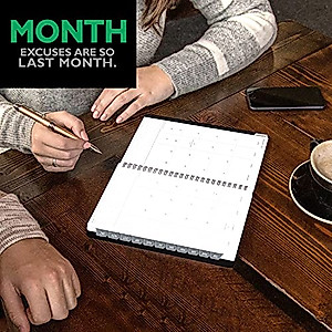 2022 Weekly & Monthly Planner by AT-A-GLANCE, 8-1/2" x 11", Large, Block Format, Elevation, Black (75950P05)