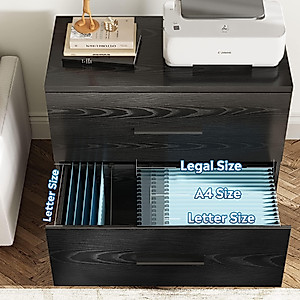 DEVAISE 2-Drawer Wood Lateral File Cabinet